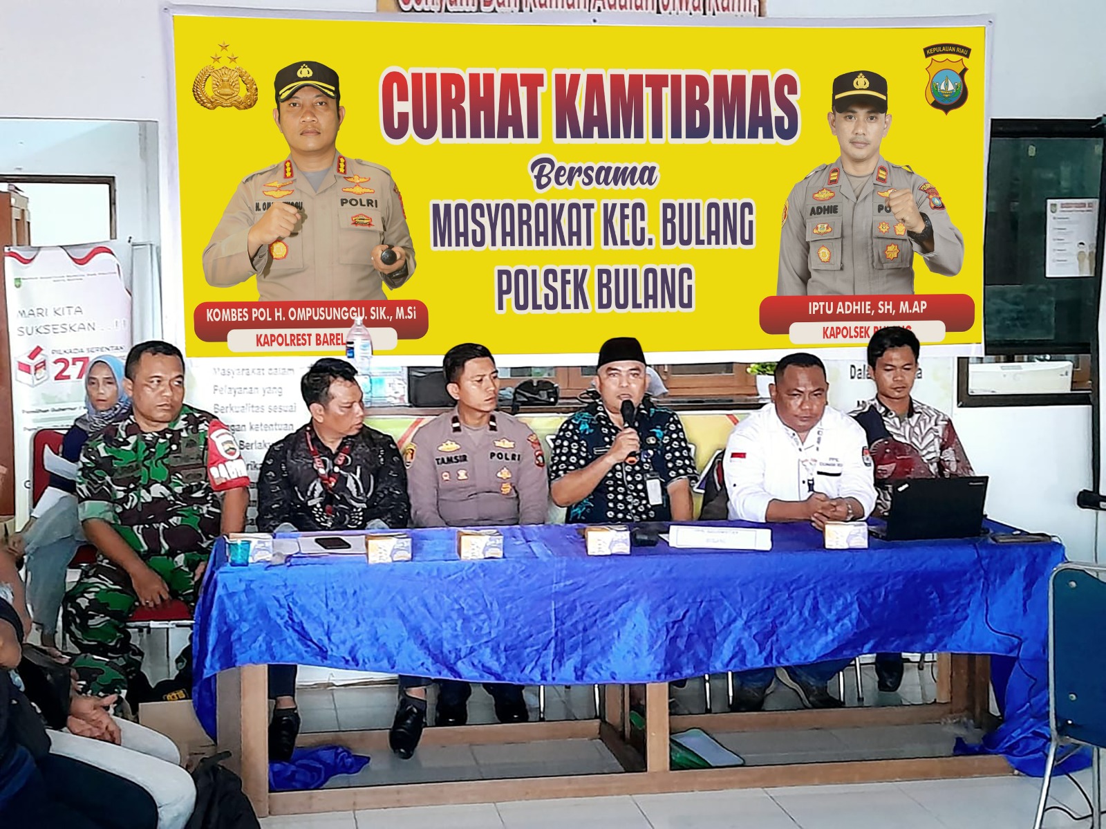 Serap Aspirasi Masyarakat, Polsek Bulang Silahturahmi dengan Warga ...