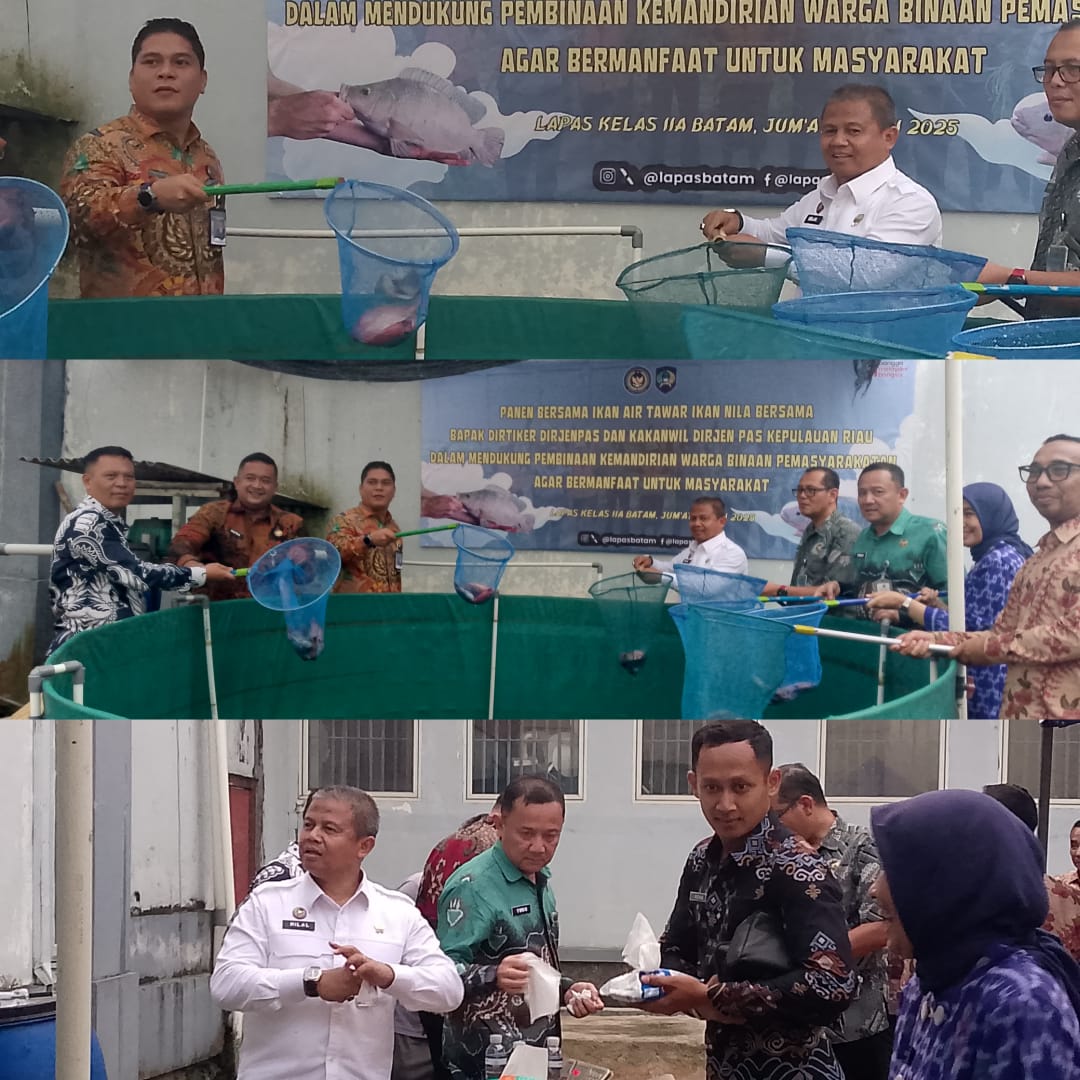 DirTI dan Kerjasama Pemasyarakatan Panen Ikan Nila dengan metode ...